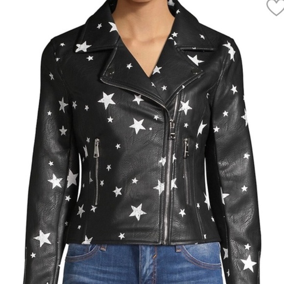 Vigoss | Jackets & Coats | Vigoss Star Faux Leather Jacket | Poshmark